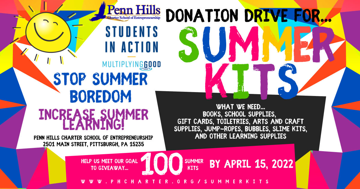 Summer Learning Kits | Penn Hills Charter School of Entrepreneurship
