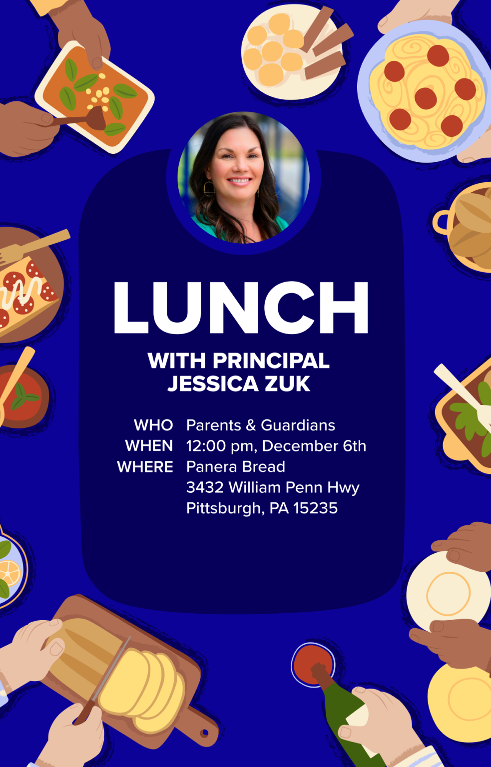 Lunch with Principal | Penn Hills Charter School of Entrepreneurship